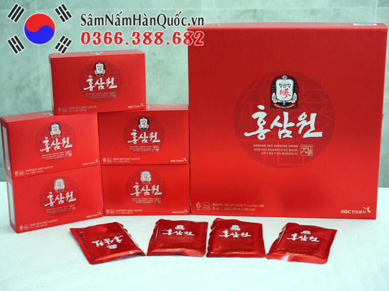 Nước hồng sâm Won KGC 30 gói 70ml chính hãng giá tốt