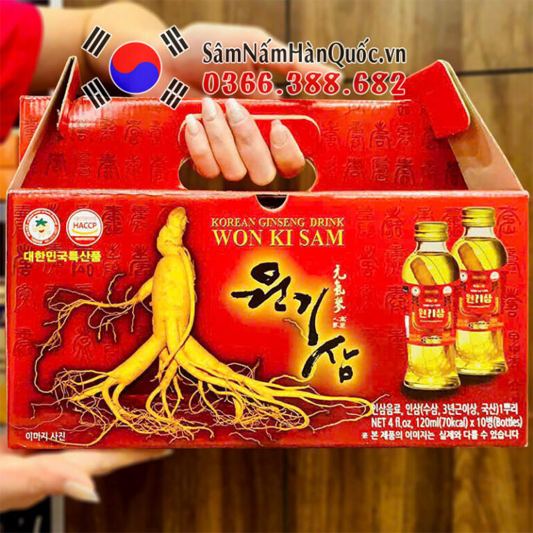 120+ Nước Hồng Sâm Hàn Quốc sang trọng chính hãng